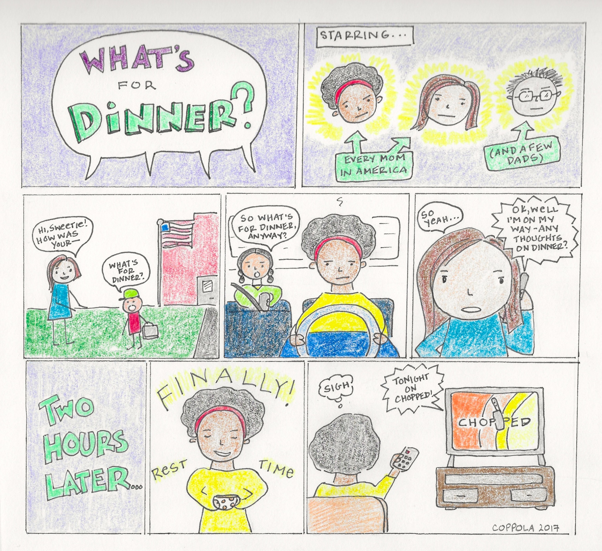 Comic: “What’s For Dinner?” – My So-Called Literacy Life